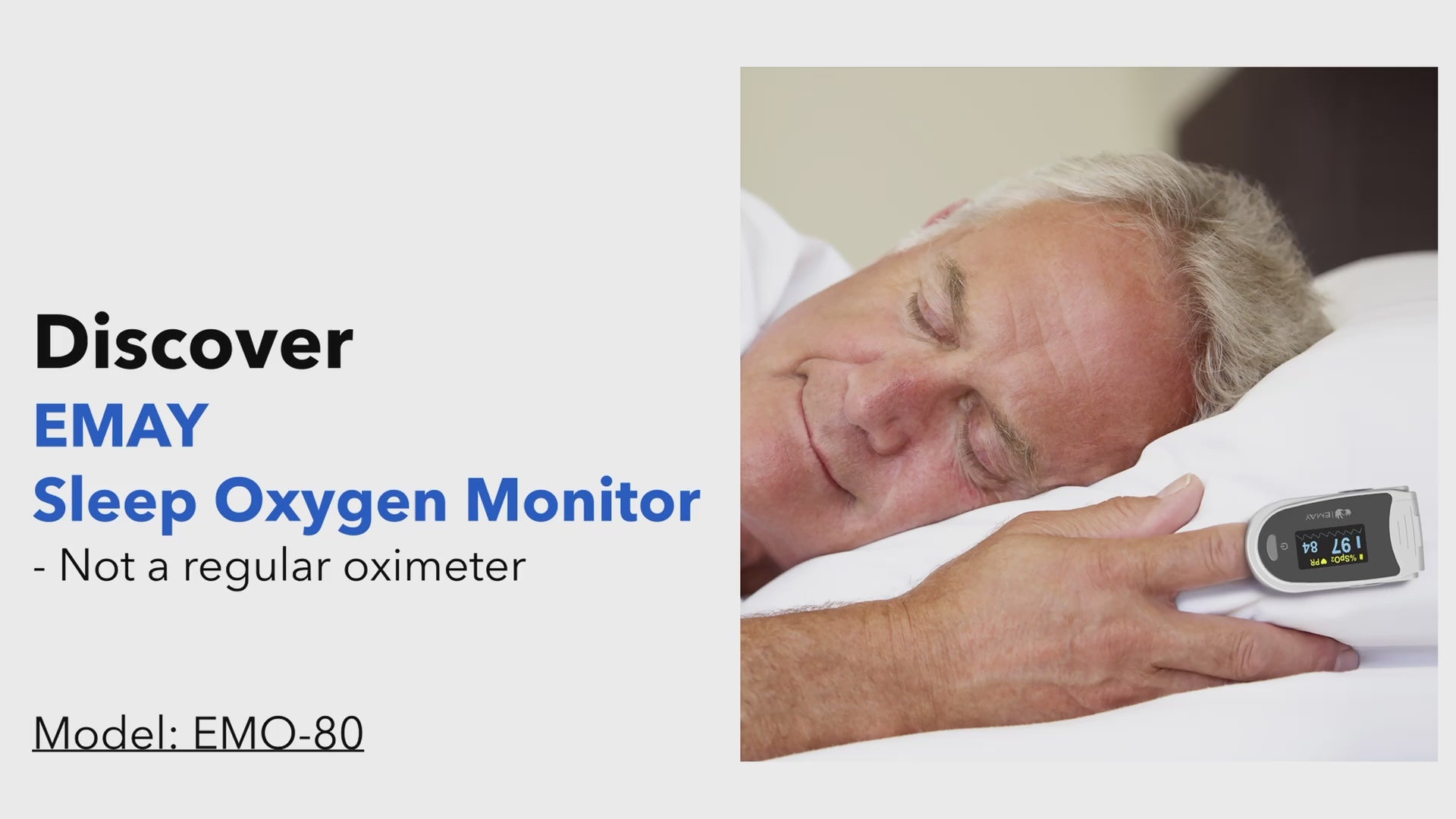 EMO-80 Sleep Oxygen Monitor – EMAY